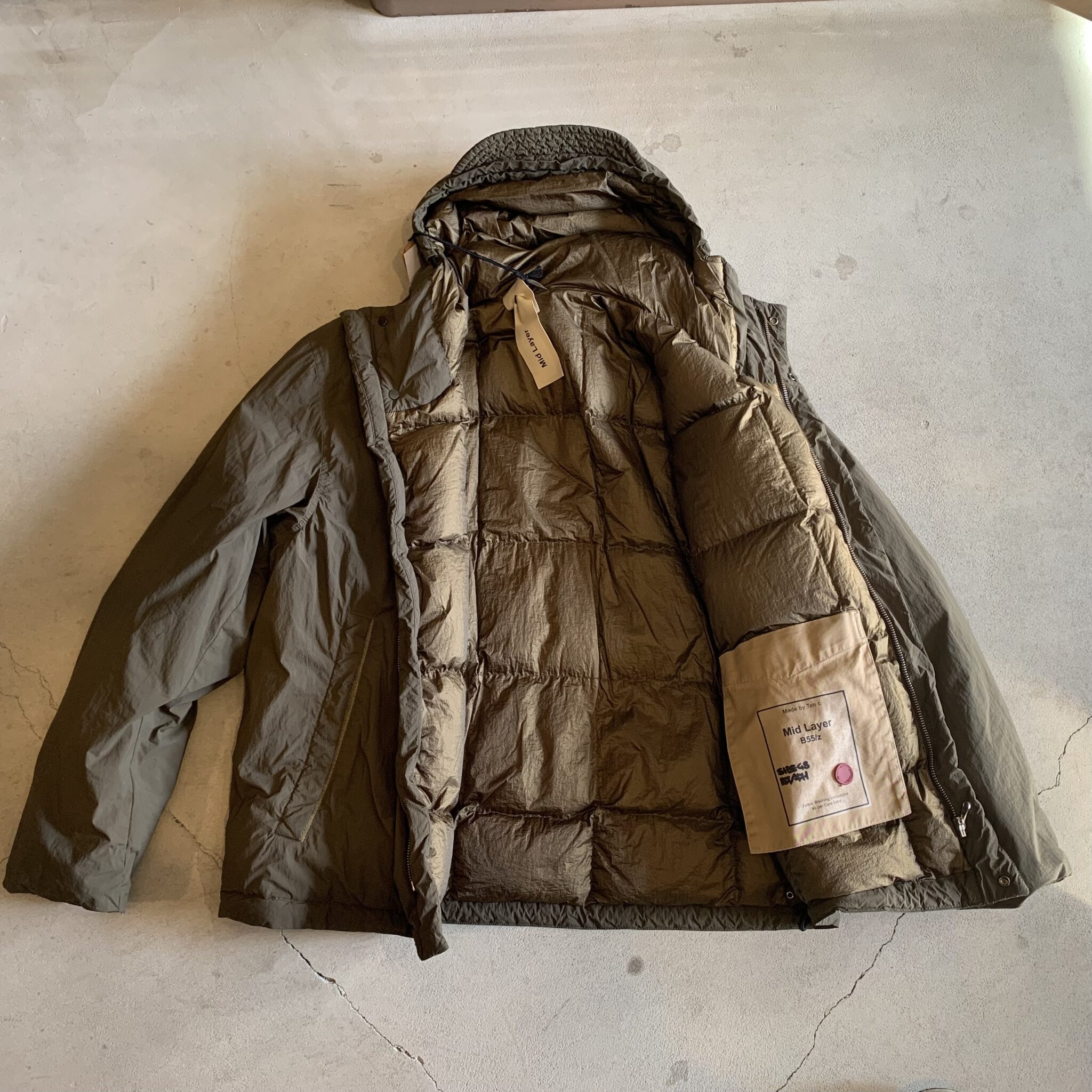 Ten c MID LAYER DOWN JACKET | NALU